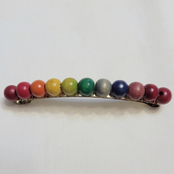 Accessories | Vintage Rainbow Hair Barrette | Poshmark